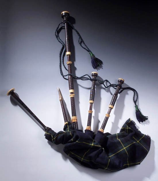 Bonhams : A rare set of early 19th Century Bagpipes by Donald MacDonald,