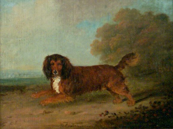 Bonhams : Henry Bernard Challon (1770-1849) SpanielSigned and dated ...