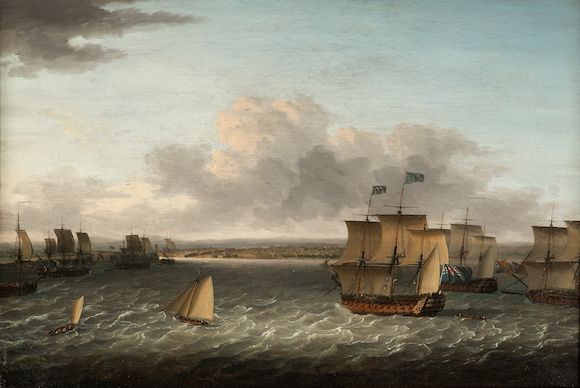 Bonhams : Dominic Serres the Elder (British, 1719-1793) The Blue ...