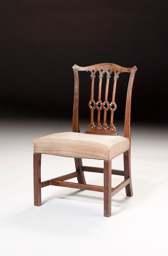 Bonhams : A matched set of eleven George III Dining Chairs and another ...