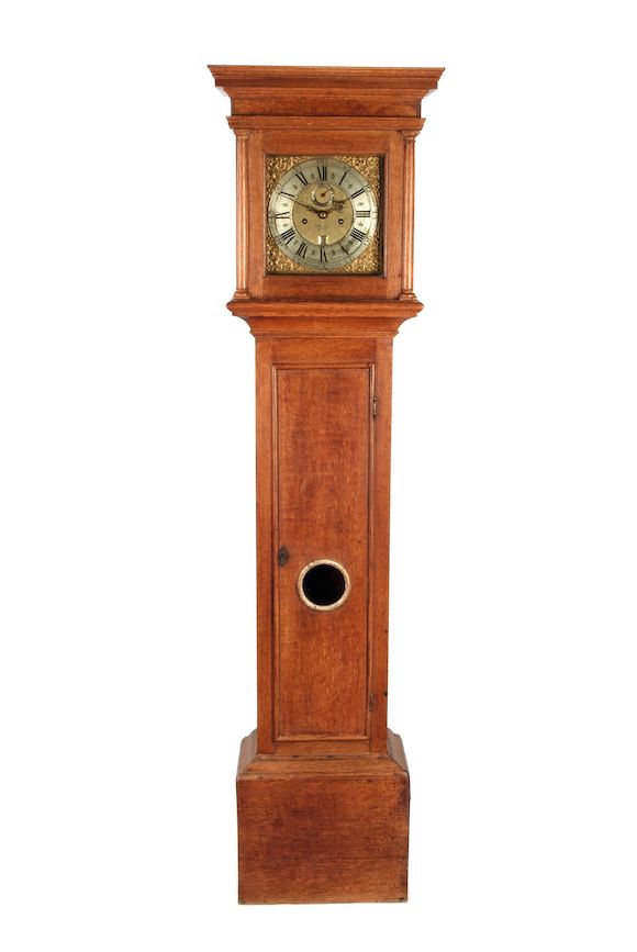 Bonhams : A mid 18th century oak longcase clock Thomas Thatcher, Tenterden