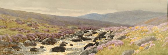 Bonhams : William S.Morrish (British, 1844-1917) Highland landscapes ...