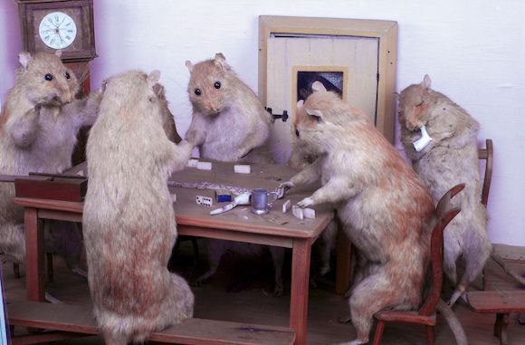 Bonhams Cars : The Walter Potter Tableau, "The Lower Five", (The Rats ...