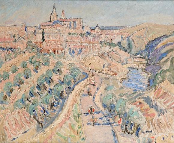 Bonhams : Letitia M. Hamilton, R.H.A. (1878-1964) Toledo from Monte ...