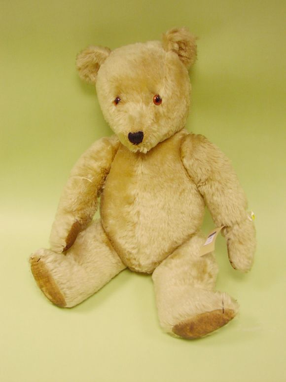 Bonhams : A Chiltern Hugmee Teddy Bear, English circa 1945 slight wear ...