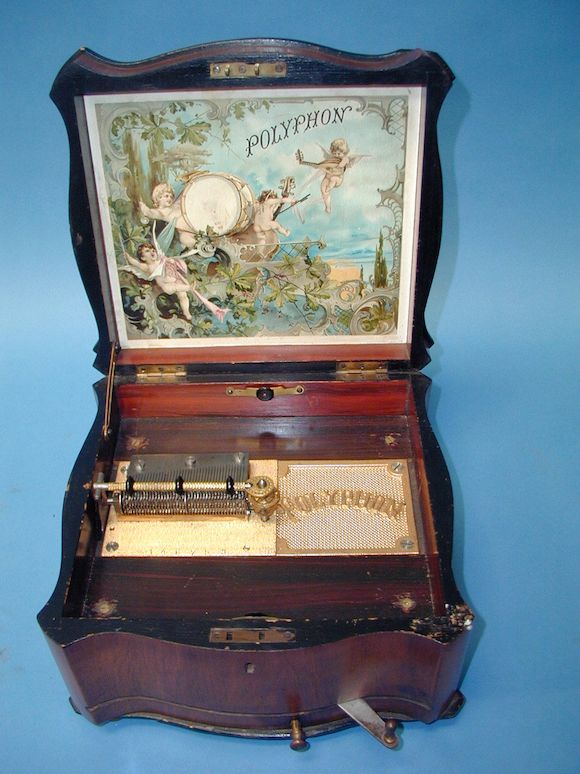 Bonhams : A Polyphon style 41R disc musical box,
