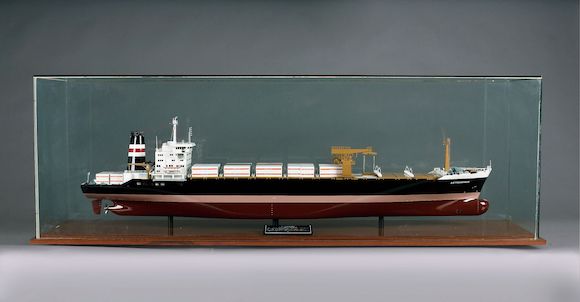 Bonhams : An Owner's Model of the Cellular Container Ship ASTRONOMER ...