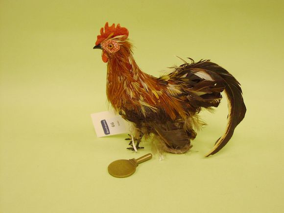 Bonhams : A clockwork Cockerel