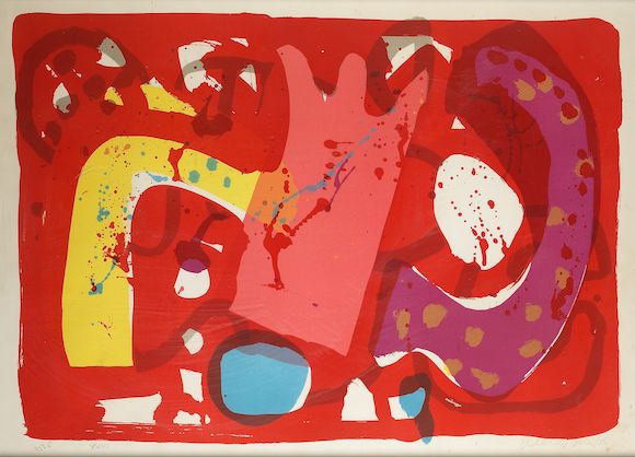 Bonhams : Alan Davie Abstract composition