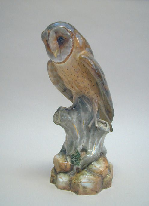 Bonhams : Meissen model owl