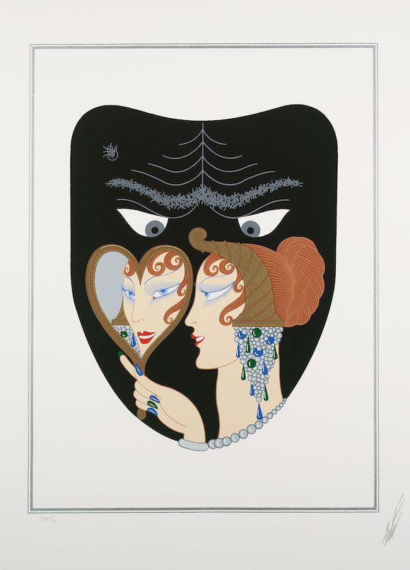 Bonhams : Erte The Seven Deadley Sins The complete set, with the title ...