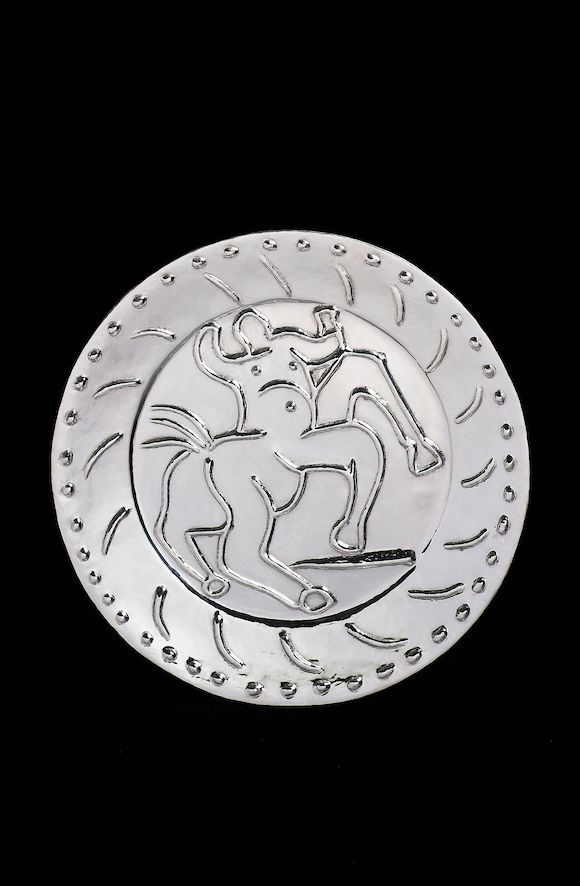 Bonhams : Pablo Picasso (1881-1973) Centaure cast silver diameter: 41 ...