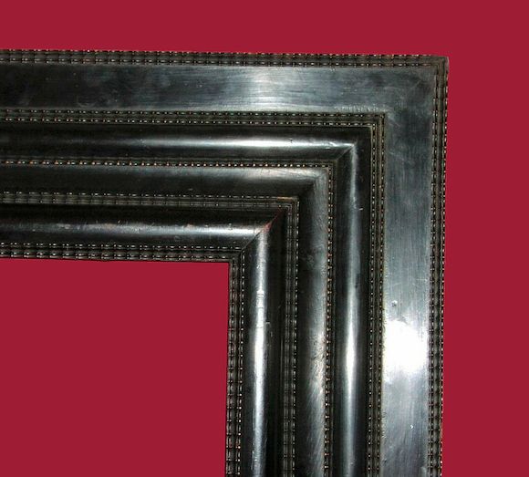 Bonhams : A 20th Century Dutch style ebonised ripple moulding frame,