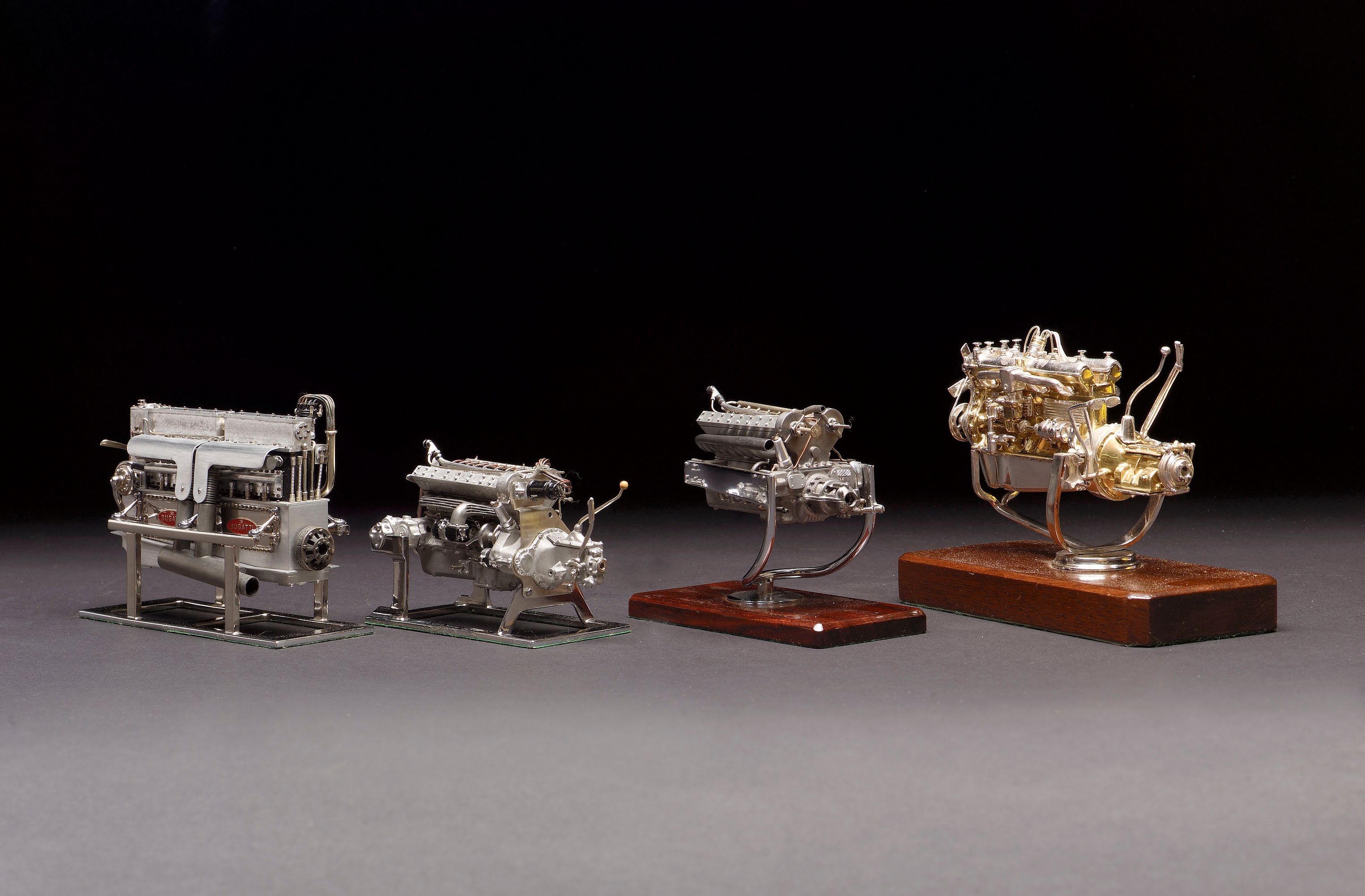Bonhams Cars : Engine model 1/15th scale Bugatti type 41