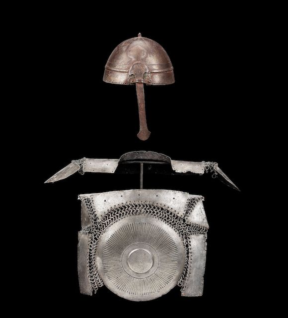 Bonhams : A set of Ottoman steel Armour Turkey, 17th Century