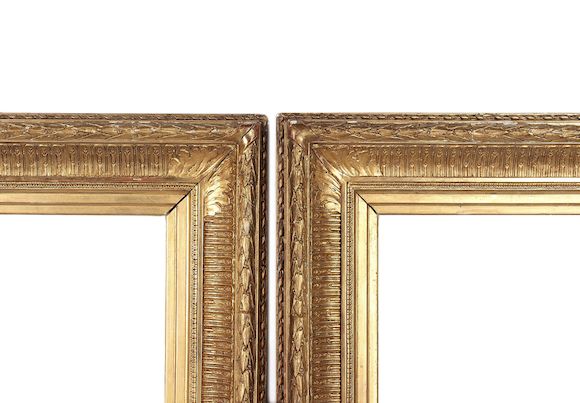 Bonhams : A pair of French 19th Century gilded composition Empire style ...