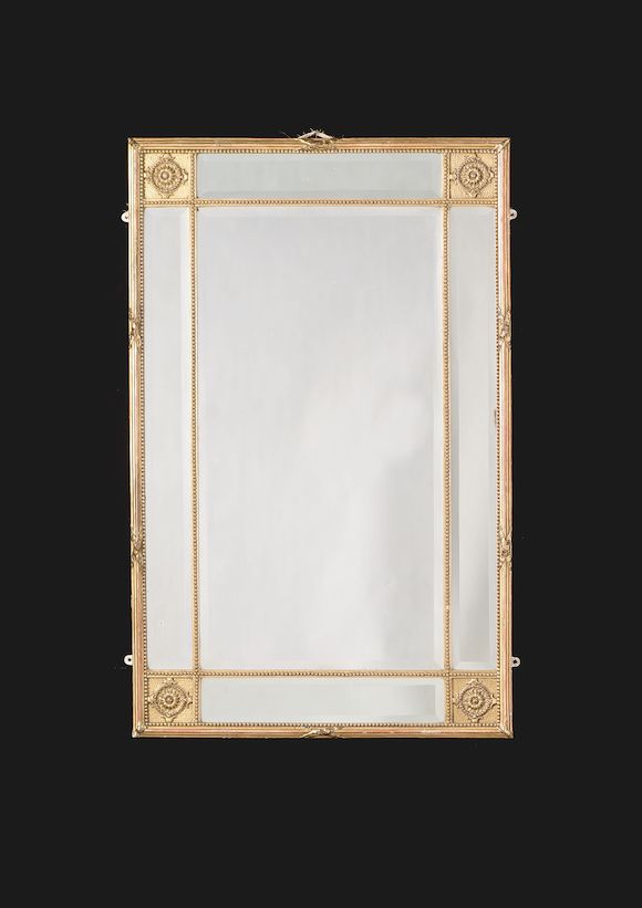 Bonhams : An Adam Revival gilt composition Marginal Mirror