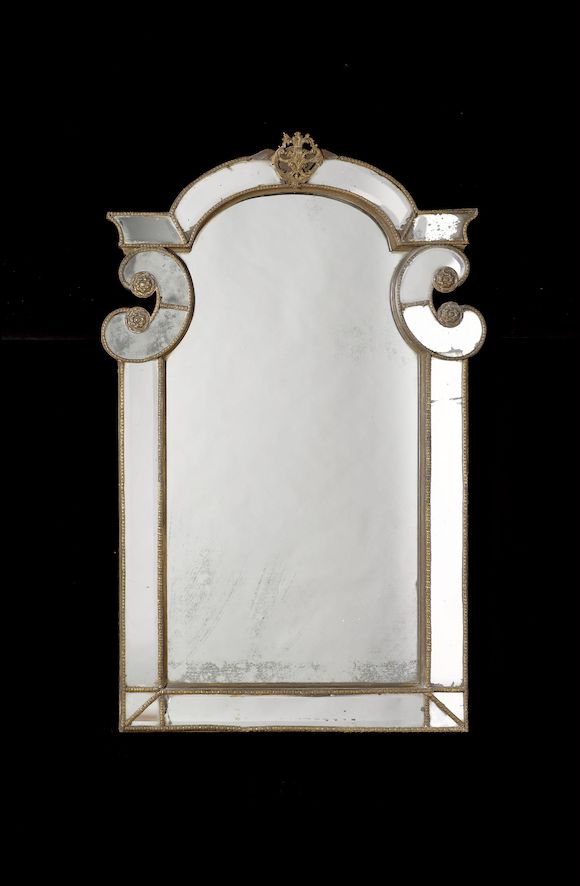 Bonhams : A marginal Pier Mirror,