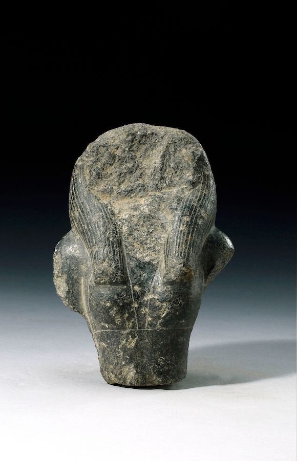 Bonhams : A Romano-Egyptian glazed compostion seated figure of Baubo (2)