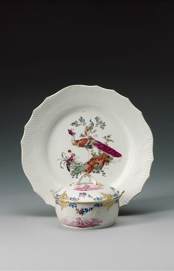 Bonhams : A Tournai plate circa 1765