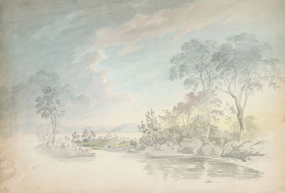 Bonhams : Major-General Benjamin Fisher (British, 1753-1814) A lake ...