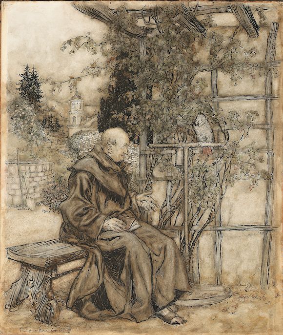 Bonhams : Arthur Rackham (British, 1867-1939) The companions 32 x 27 cm ...
