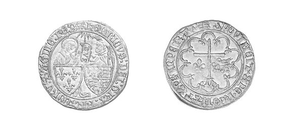 Bonhams : - gold Salut D'Or, mm.lion, of Rouen mint.