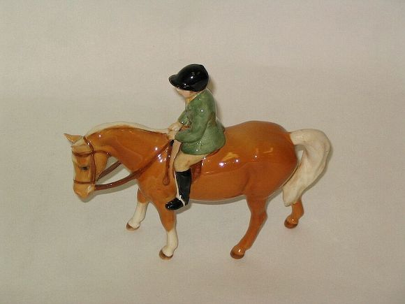 Bonhams : Beswick A Beswick Model of a Boy on Pony, model 1500, 1957-76,