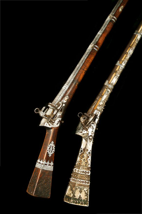 Bonhams : A Turkish 12-Bore Miquelet-Lock Gun Late 18th Century, The ...