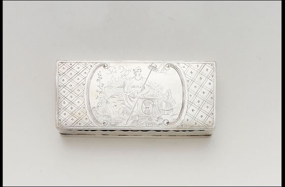 Bonhams : A good early 19th Century Dutch rectangular tobacco box by ...