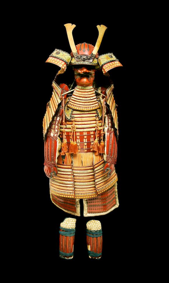 Bonhams : An Iroiro-Odoshi Tosei-Gusoku (An Armour With Multi-Coloured ...