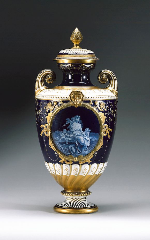 Bonhams : An important Brown-Westhead, Moore and Co. vase and cover by ...