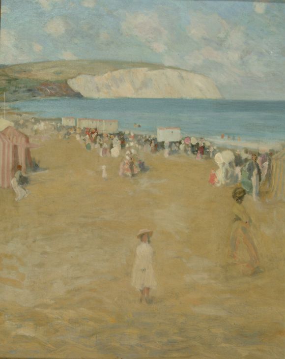 Bonhams : Sir Gerald Kelly (1879-1972) 'On the beach'