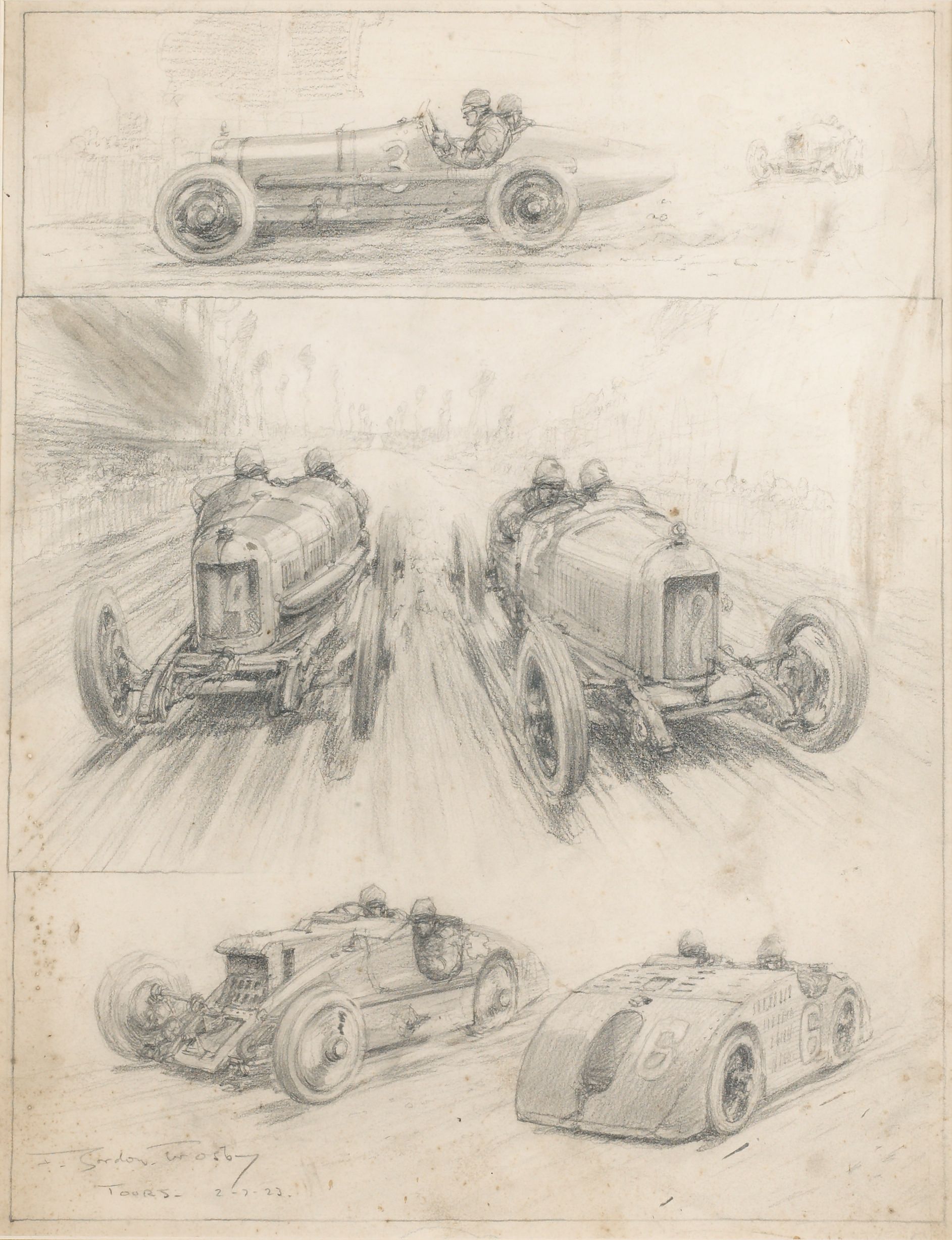 Bonhams Cars : F. Gordon Crosby, 'French Grand Prix' Tours 2 July 1923,