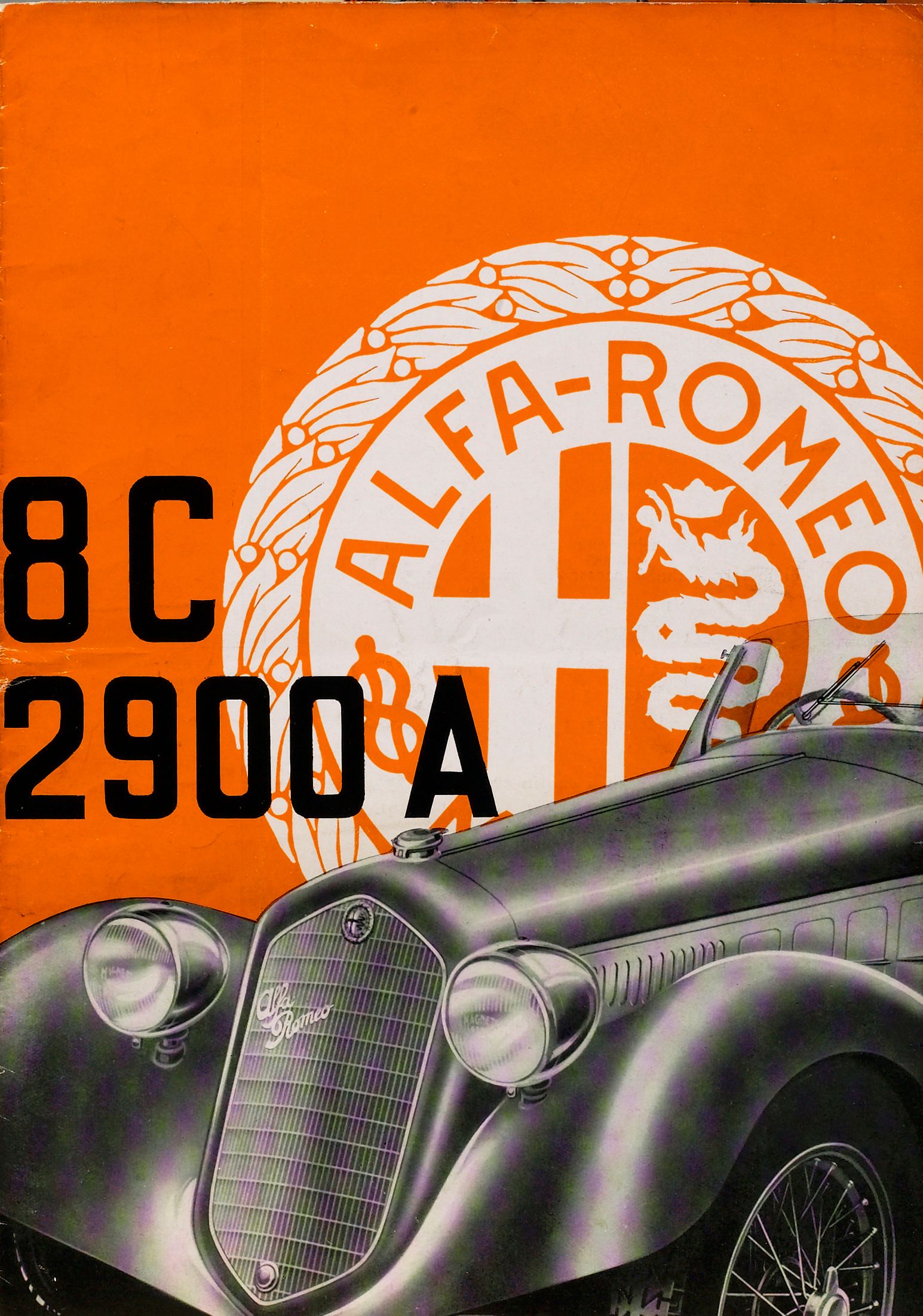 Bonhams Cars : A rare sales brochure for the Alfa Romeo 8C 2900A,