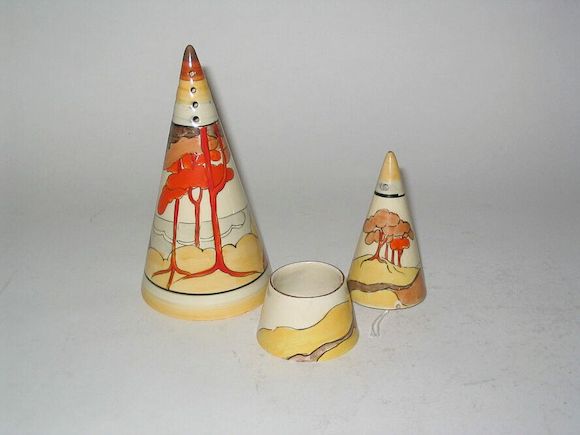 Bonhams : 'Coral Firs' A Conical Sugar Sifter