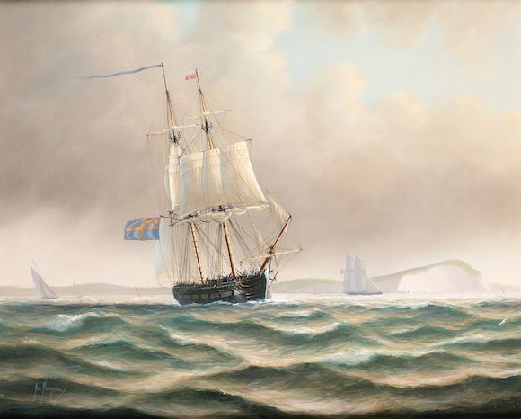 Bonhams : Timothy Franklin Ross Thompson (British, b.1951) A Royal Navy ...