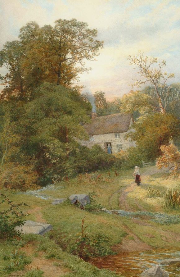 Bonhams : Charles Topham Davidson (British, b.1848) Near Porthoustock ...