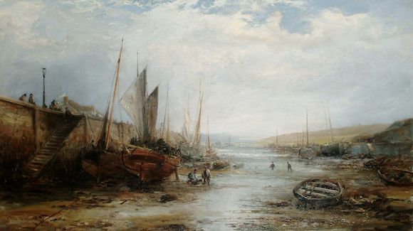 Bonhams : William Edward Webb (British, 1862-1903) Peel Harbour, Isle ...