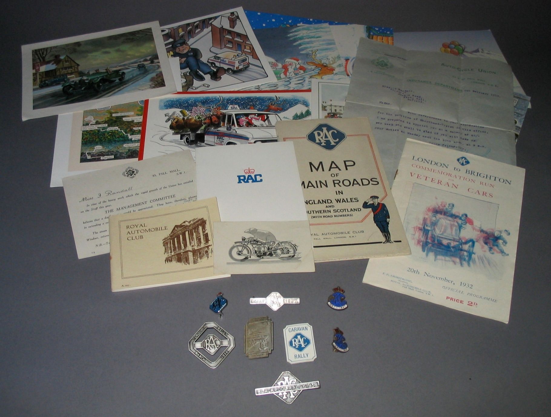 Bonhams Cars : An interesting collection of RAC memorabilia, (Qty)