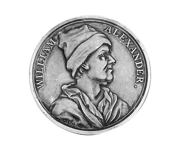 Bonhams : William Alexander 1785, silver, 48mm. dia, by William Messop ...