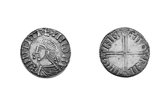 Bonhams : Hiberno-Norse, Phase II Penny, crude bust left, 2 pellets ...