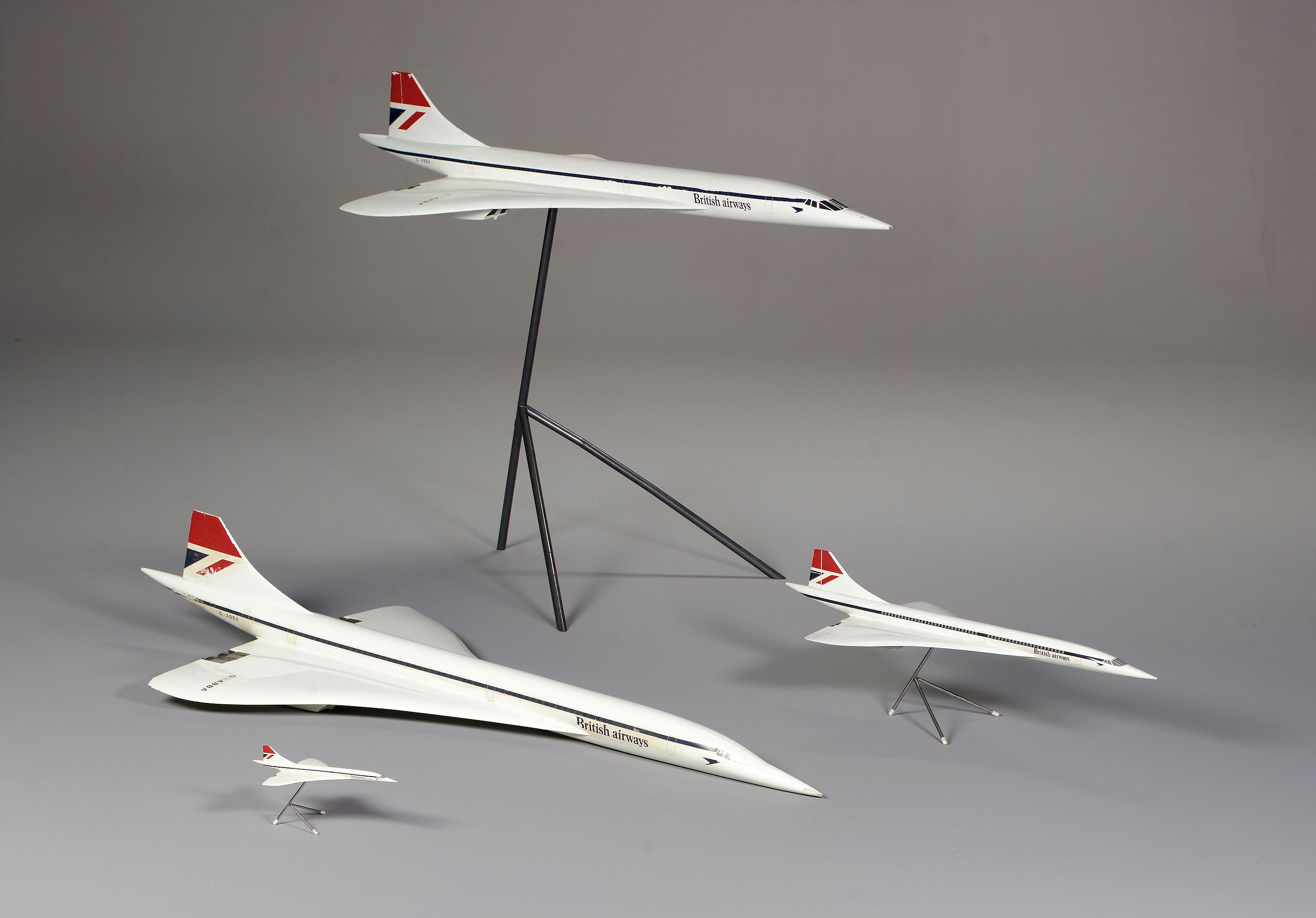 Bonhams Cars : A Concorde desk model by Space Models, British,
