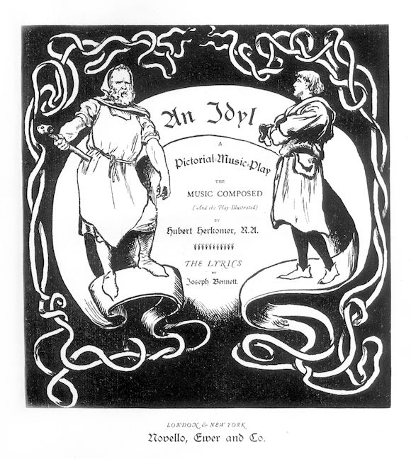 Bonhams : THEATRE - THE IDYLL HERKOMER (HUBERT) An Idyll. A Pictorial ...