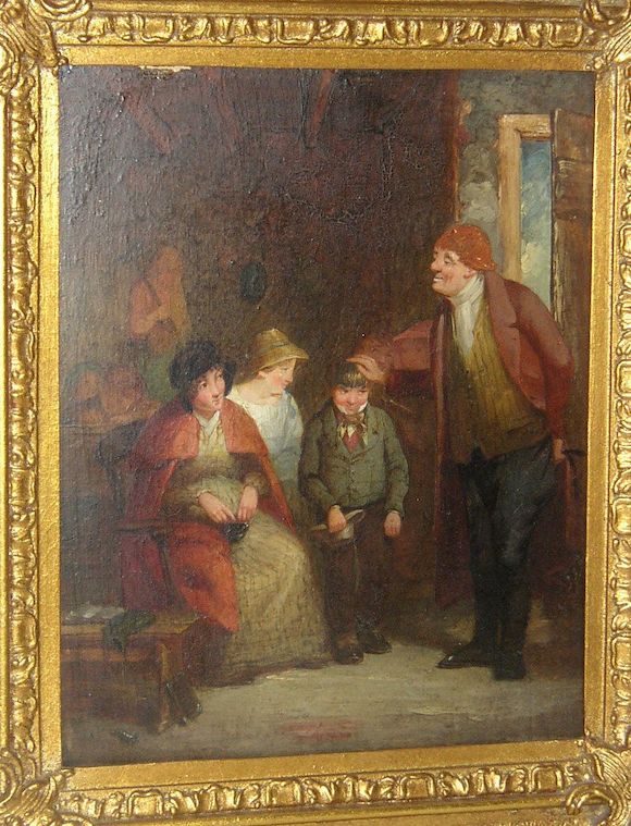 Bonhams : Daniel Munro (circa 1840) British "The New Scholars"signed ...