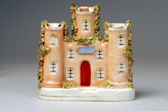 Bonhams : A Staffordshire model of Norwich Castle,