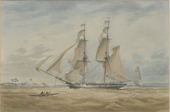 Bonhams : Captain Charles Arthur Lodder (British, -1885) A Royal Navy ...