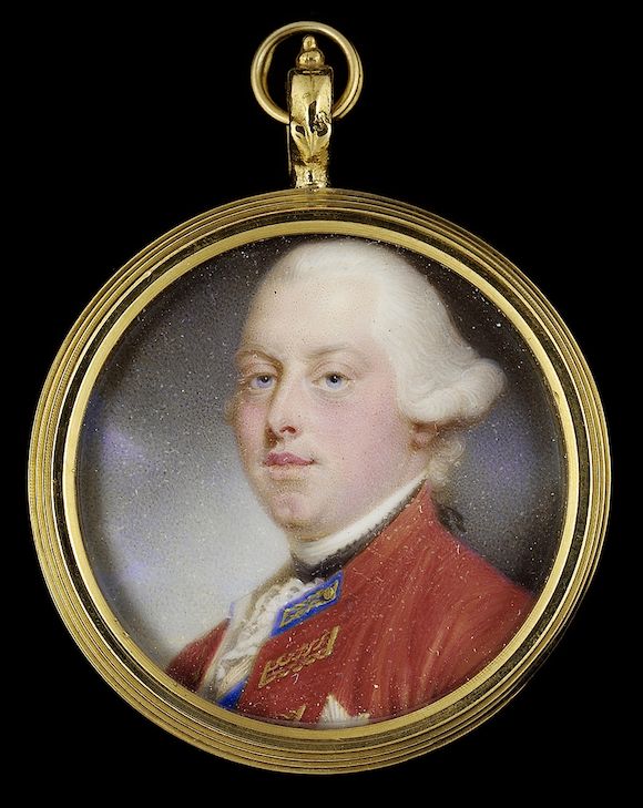 Bonhams : Jeremiah Meyer, King George III (1738-1820), wearing Staff ...