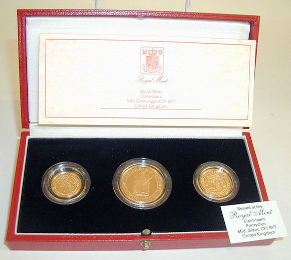 Bonhams : United Kingdom 500th Anniversary 1489-1989 Gold Proof ...