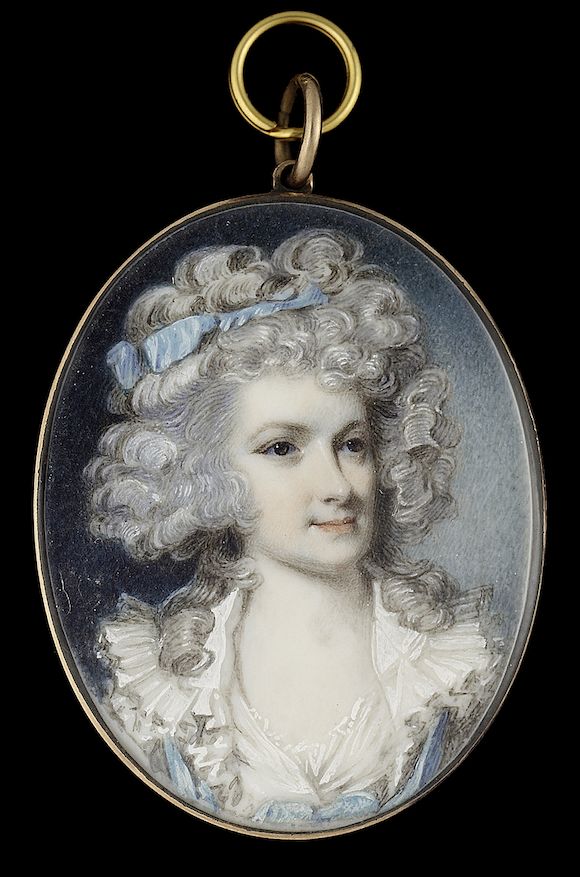 Bonhams : George Engleheart, Mrs. Catherine Inglis, wearing white dress ...